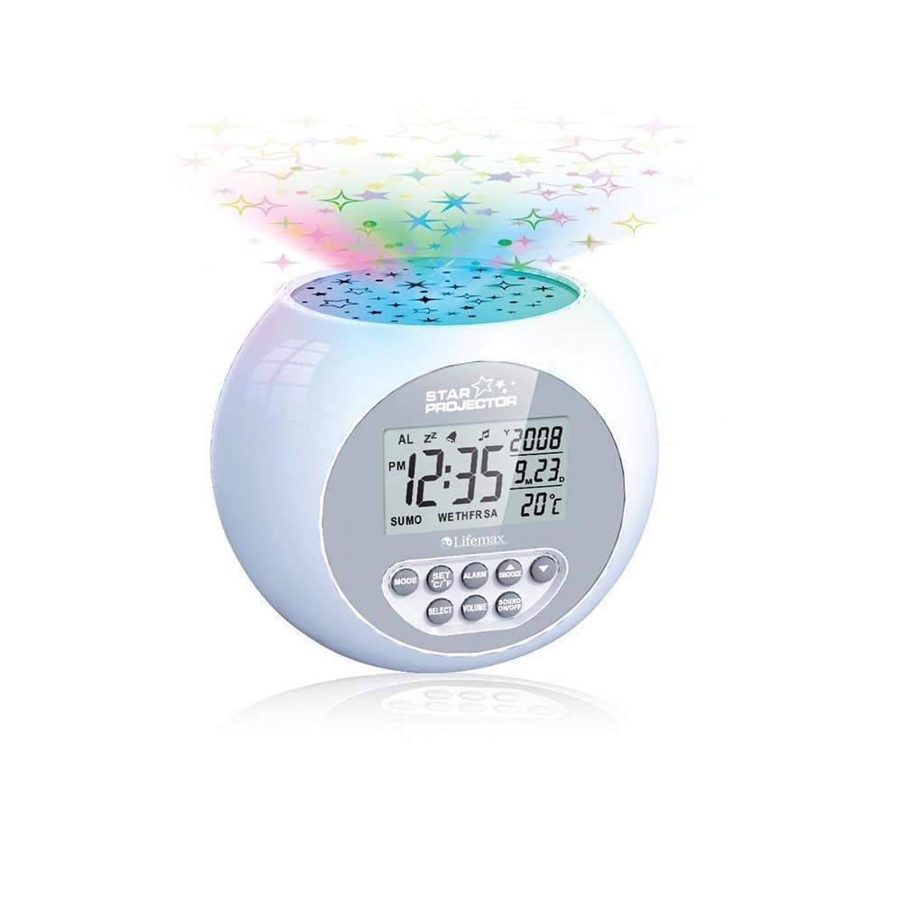 Star Projection Sound Machine Alarm Clock - Hearing Aid Accessory
