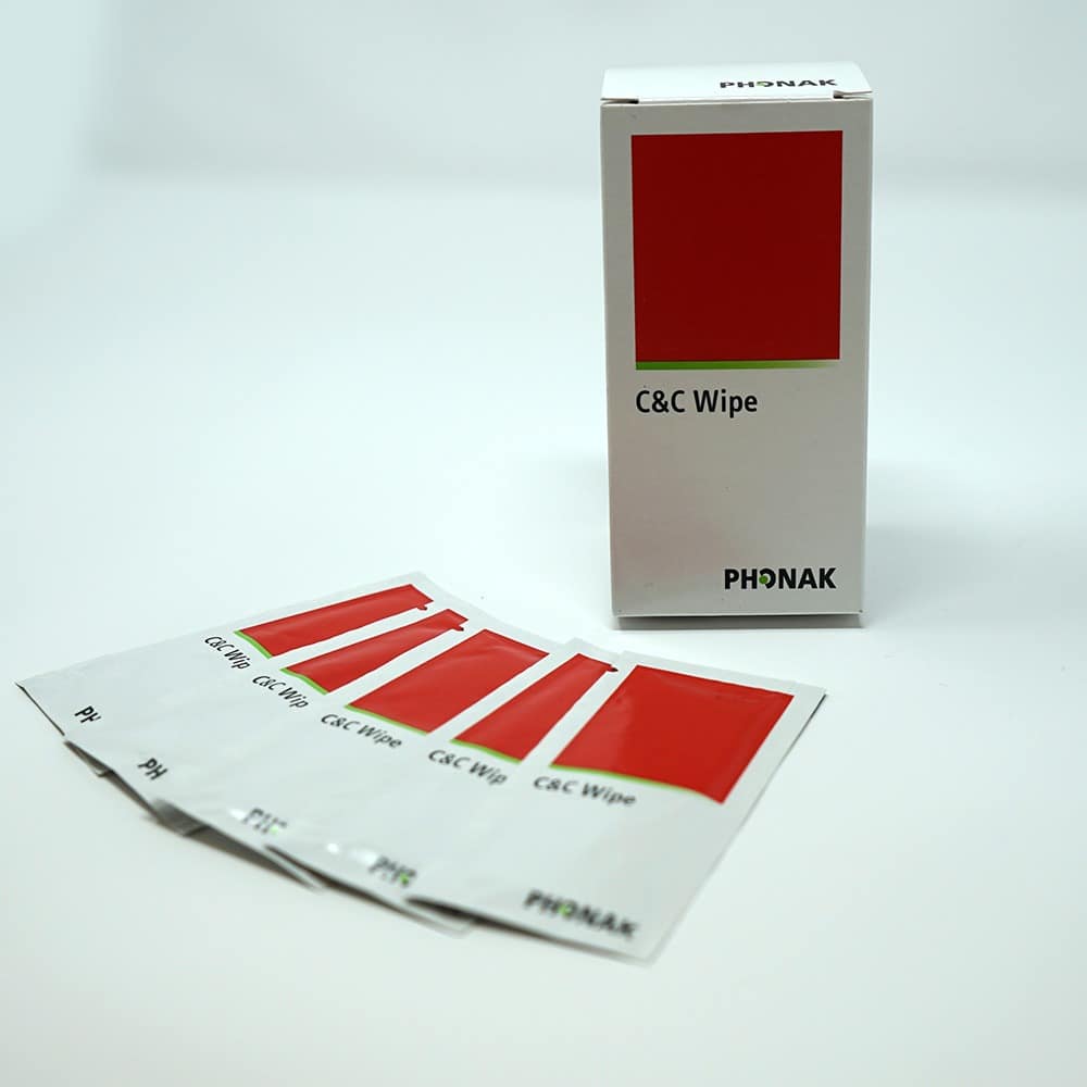 Phonak C&C Disinfectant (Assepto) Wipes (Pack of 25) - Hearing Aid ...