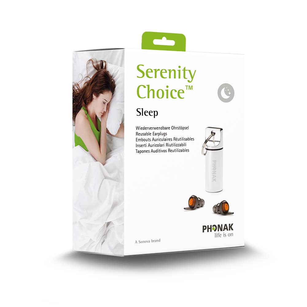 Phonak Serenity Choice™ Sleep - Reusable Earplugs - Hearing Aid Accessories