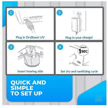 DryBoost UV - Hearing Aid Accessories